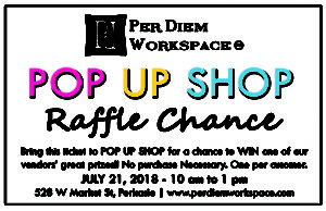 pop up shop raffle ticket web - Per Diem Workspace